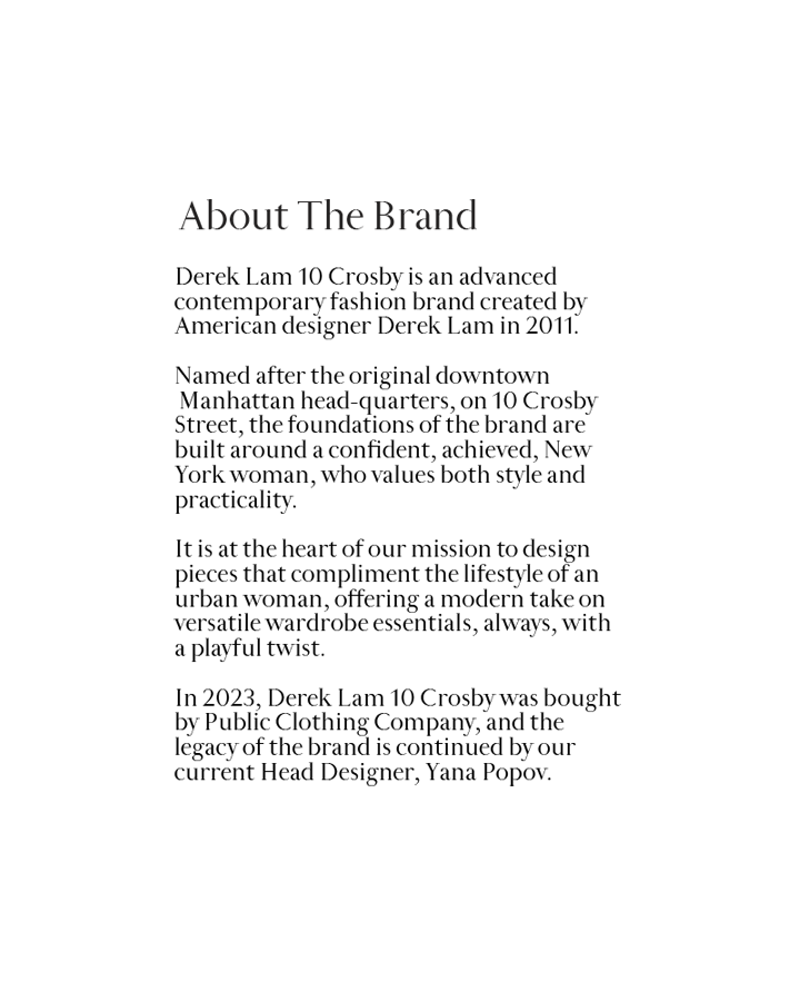 Our Story – Derek Lam